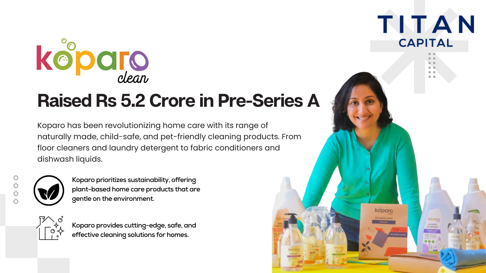 Koparo has raised ₹5.2 crore from 4P Capital Partners. - Titan Capital